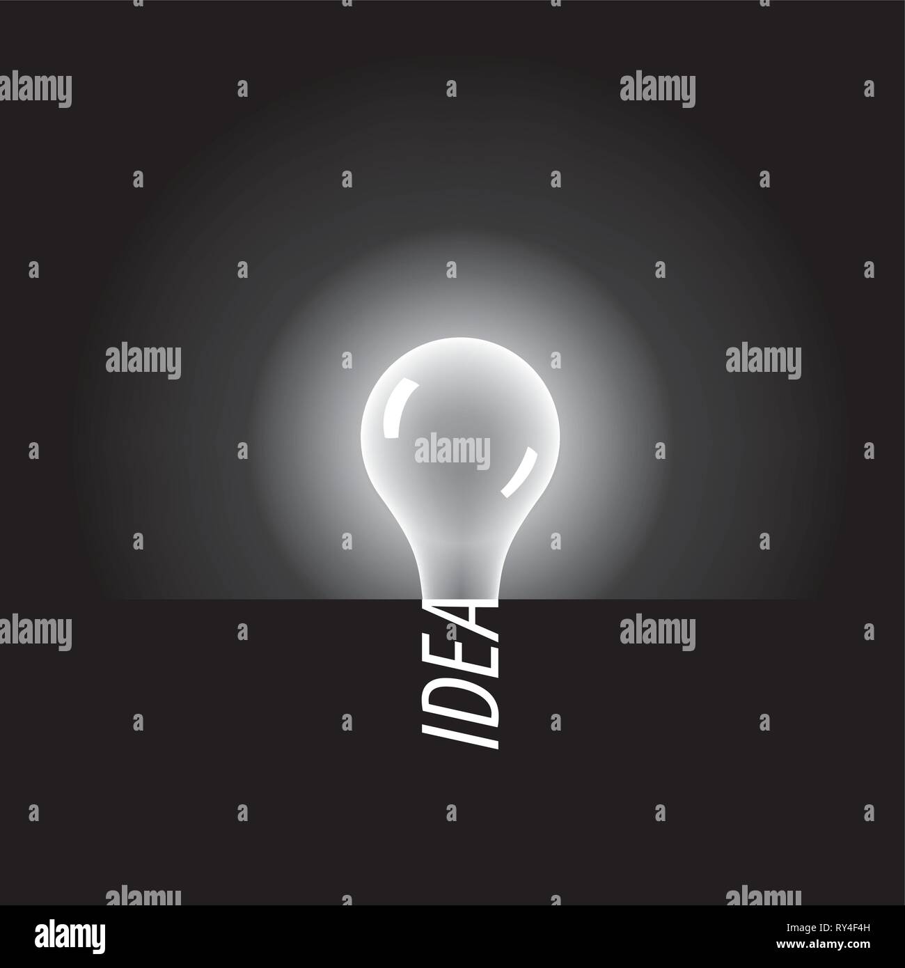 Light Bulb Logo High Resolution Stock Photography and Images - Alamy