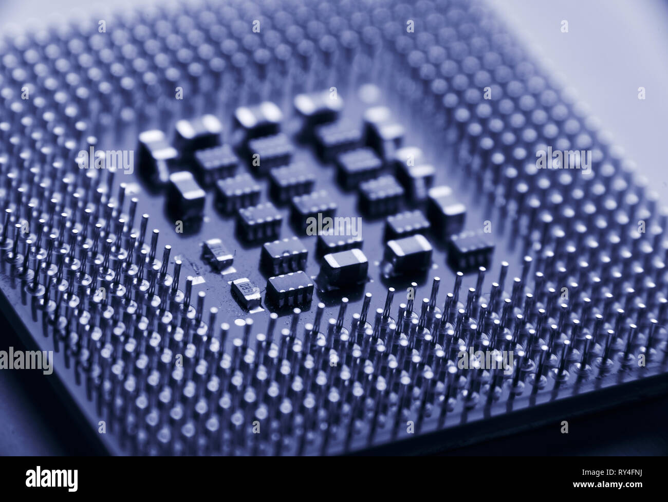cpu closeup for pc and laptop Stock Photo - Alamy