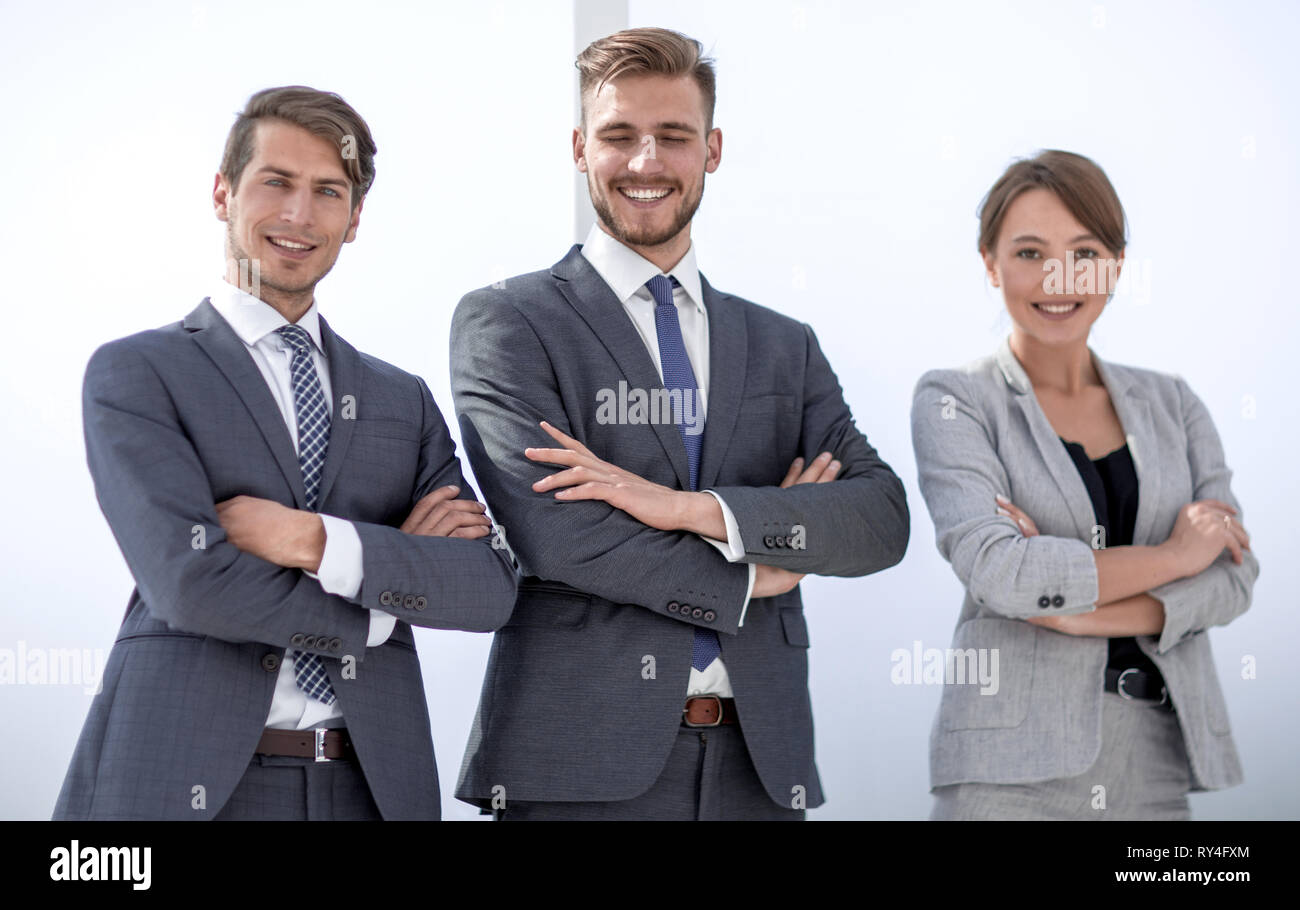 Group successful businessmen look hi-res stock photography and images ...
