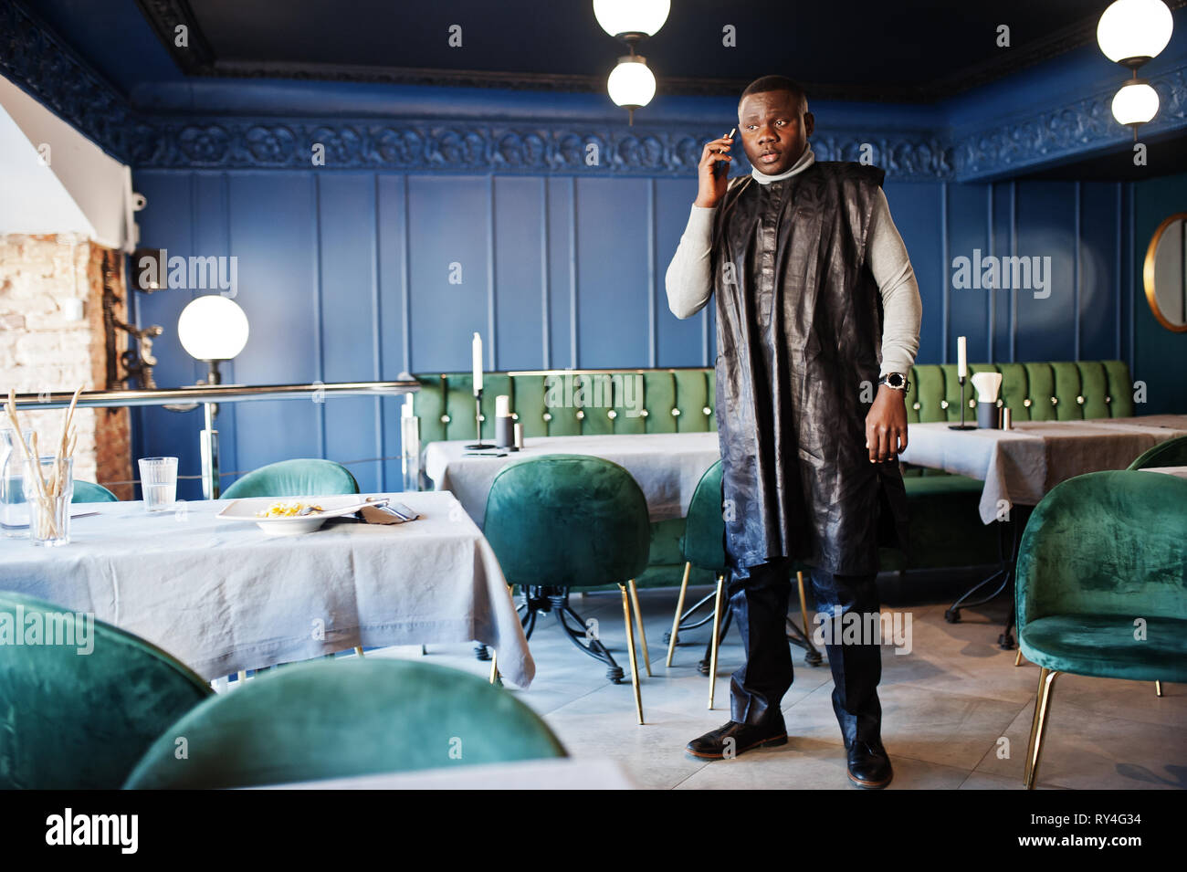 African american men speaking in hi-res stock photography and images ...