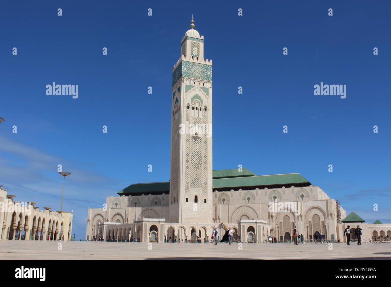 King hassan mosque tiles hi-res stock photography and images - Alamy
