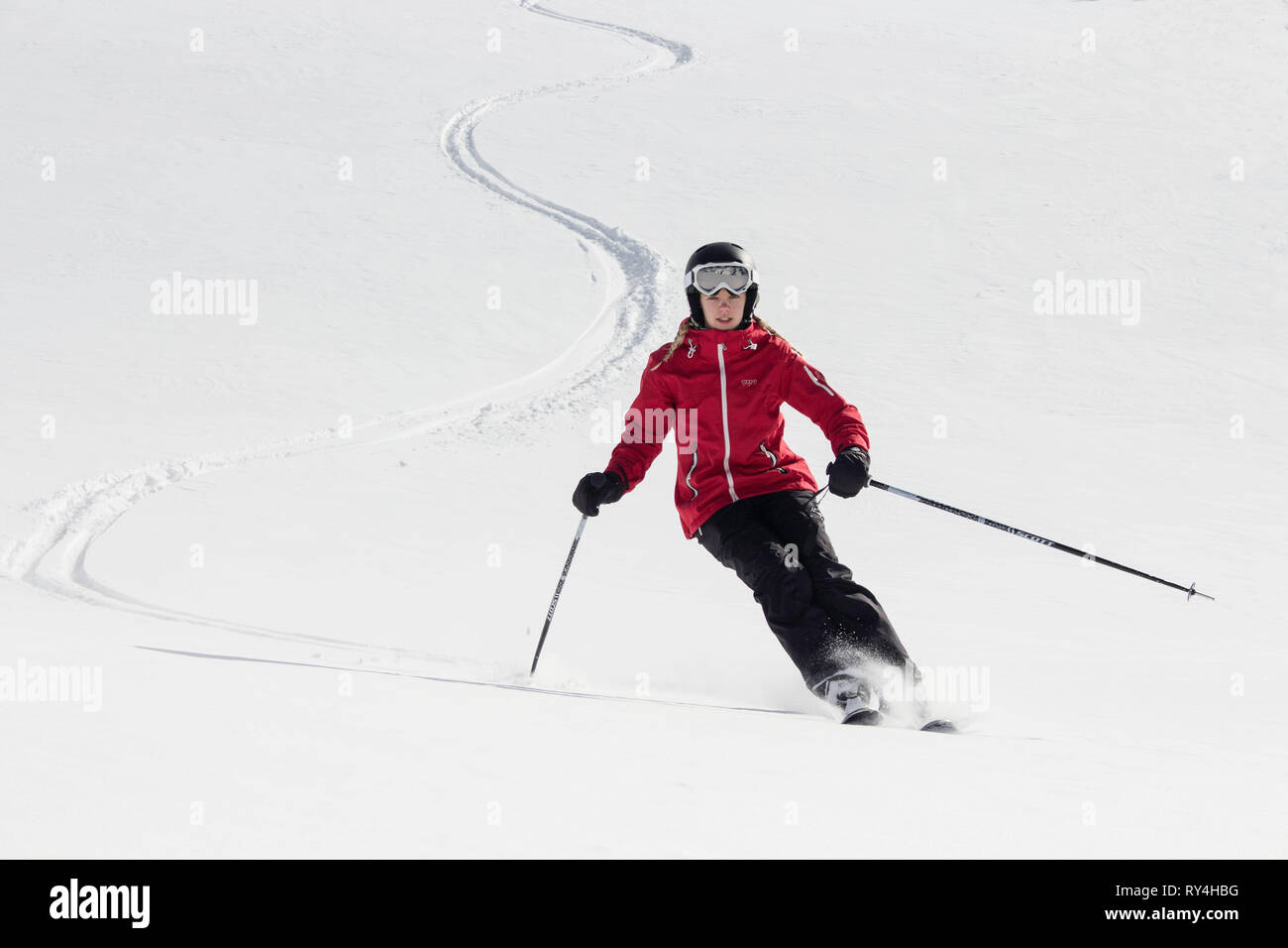 Black piste hi-res stock photography and images - Alamy