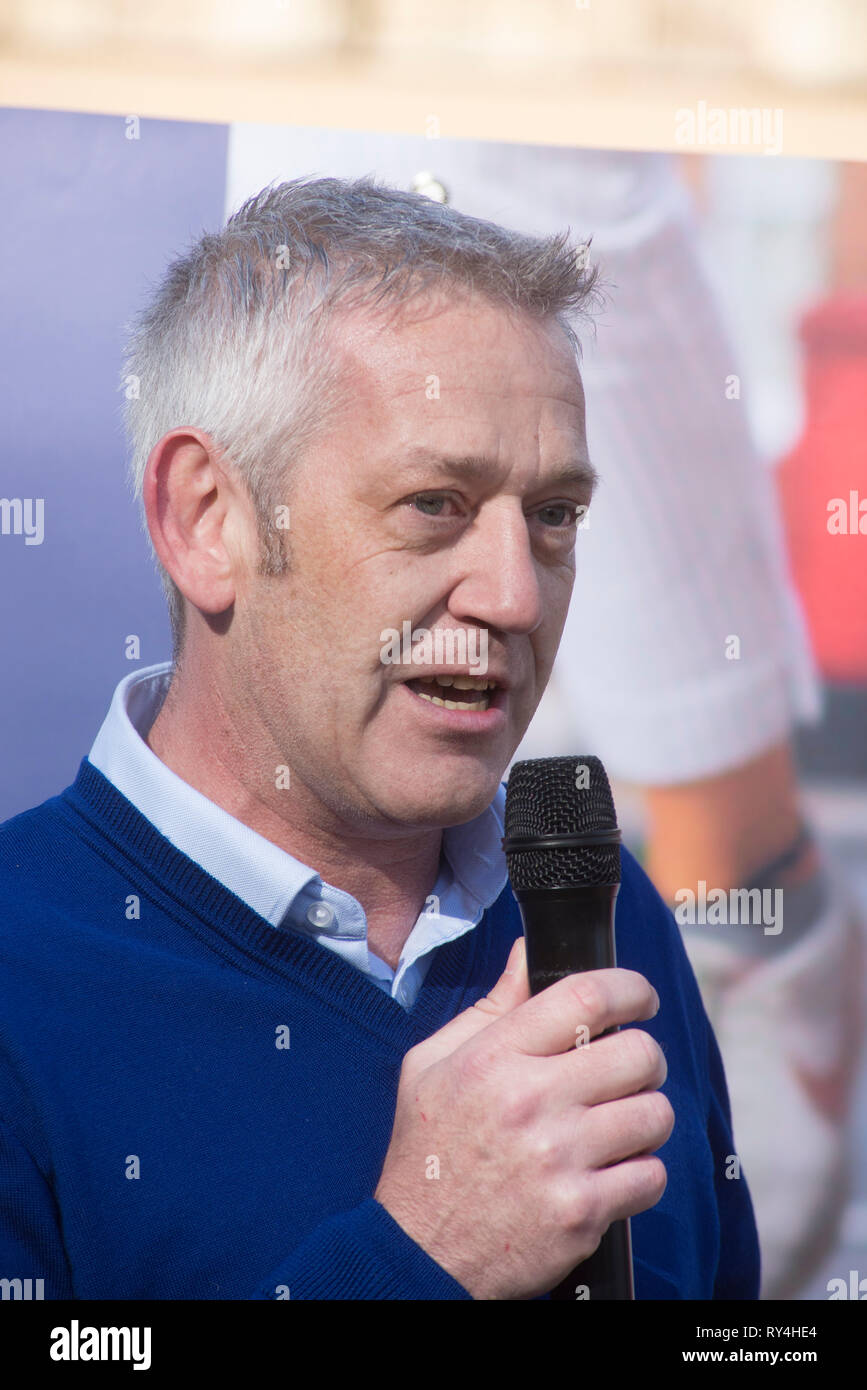 London, UK. 10th Mar, 2019. Jason Hunter speaking at the "Brexit is a ...