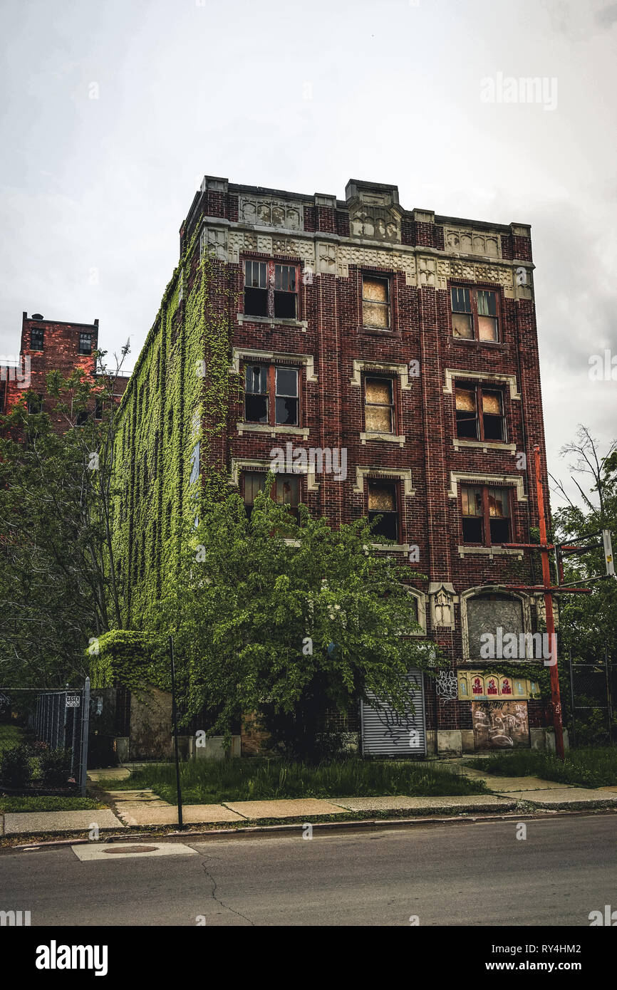 Abandoned Buildings In Downtown Detroit