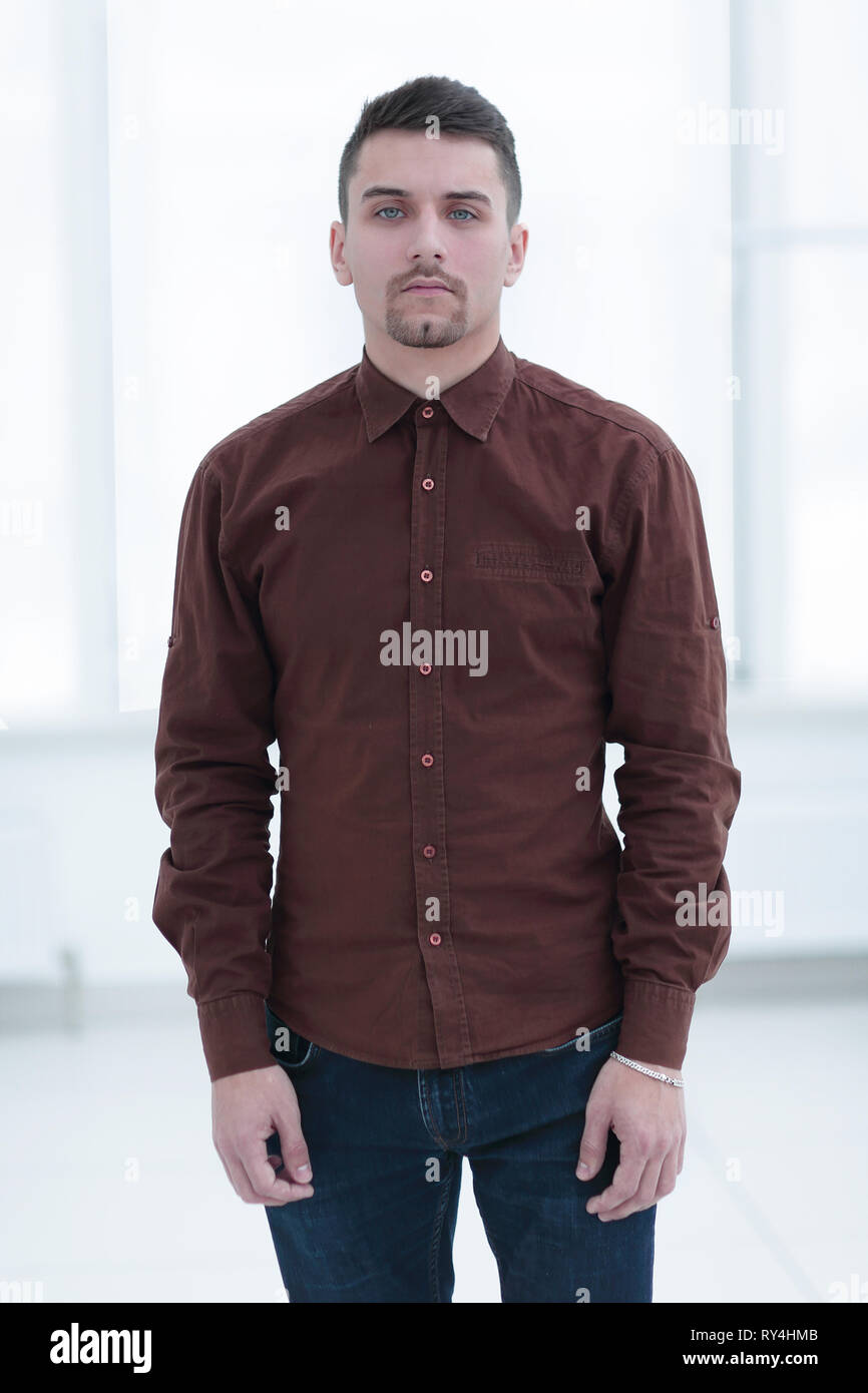 portrait of modern young man Stock Photo - Alamy