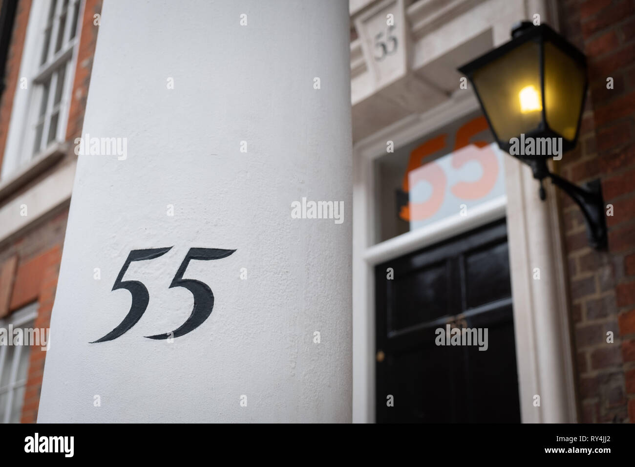55 Tufton Street, Westminster, London Stock Photo - Alamy