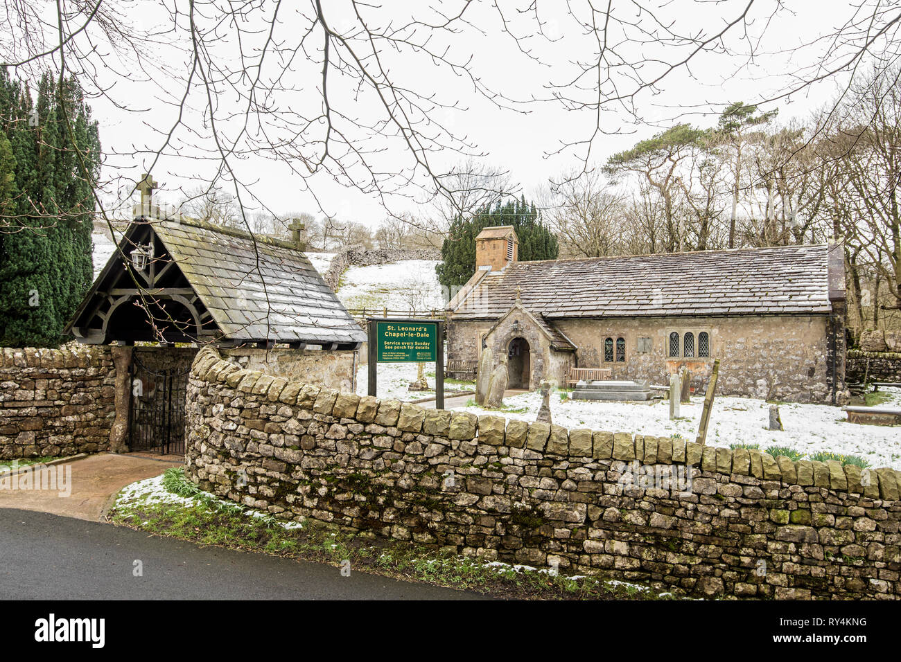 St Leonard’s Church, Chapel le Dale, Ingleton, Carnforth LA6 3AR Stock ...