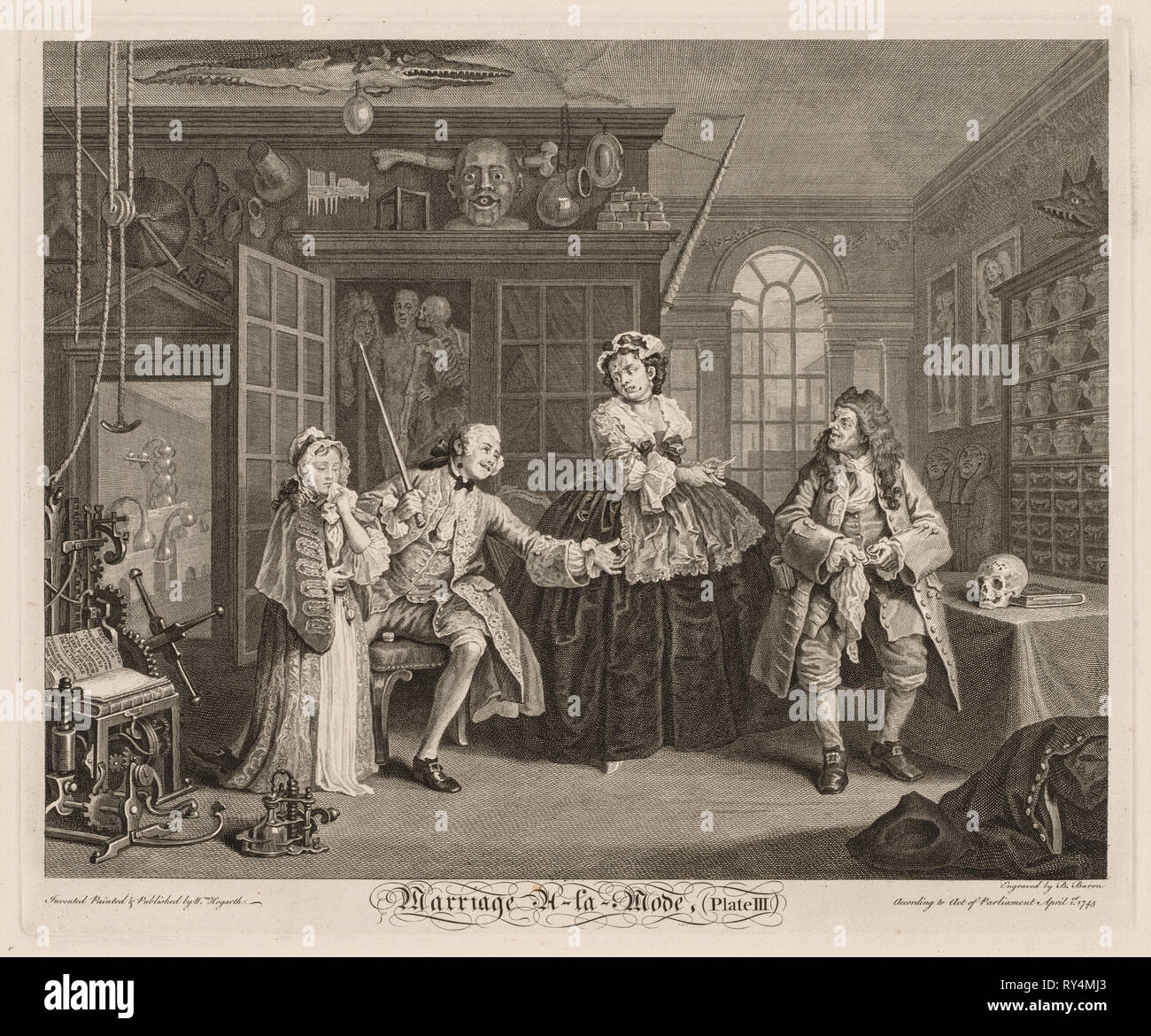 The Breakfast Scene Hogarth