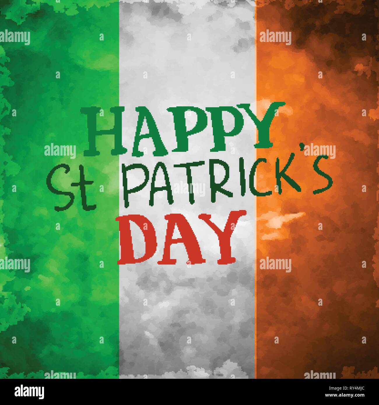 Ireland on blue digital Stock Vector Images - Alamy