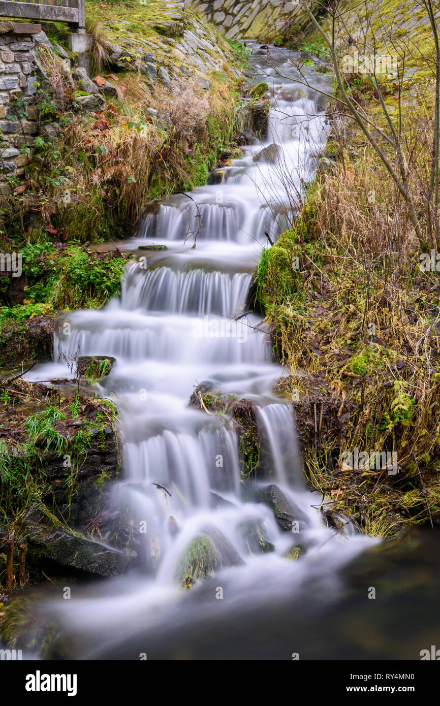 Hillside stream in sunlight hi-res stock photography and images - Alamy