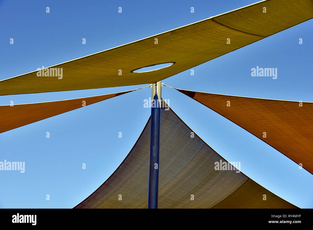 Sun protection sail hi-res stock photography and images - Alamy