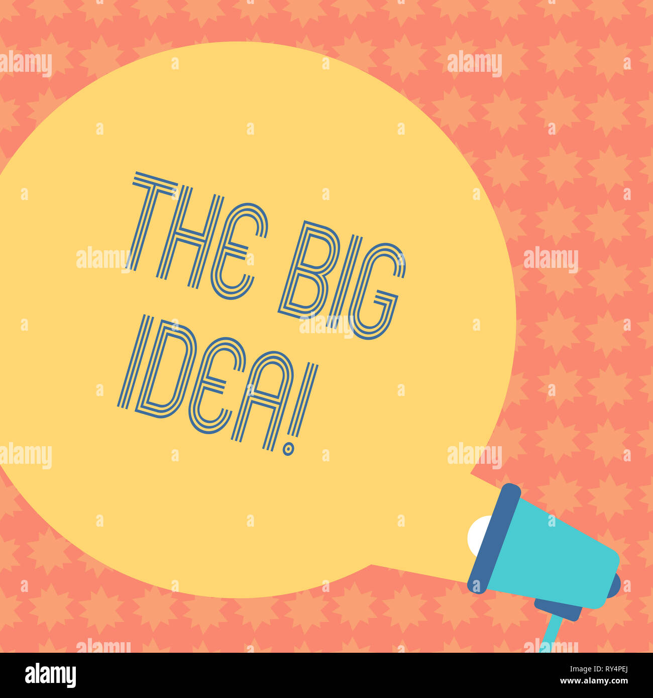 Writing note showing The Big Idea. Business concept for Have a ...