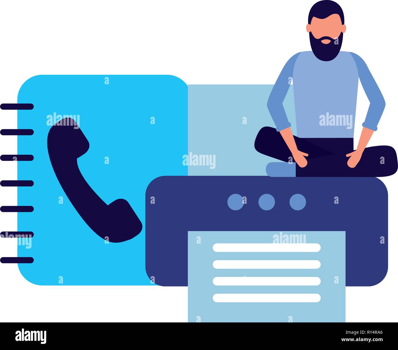 Work address Stock Vector Images - Alamy