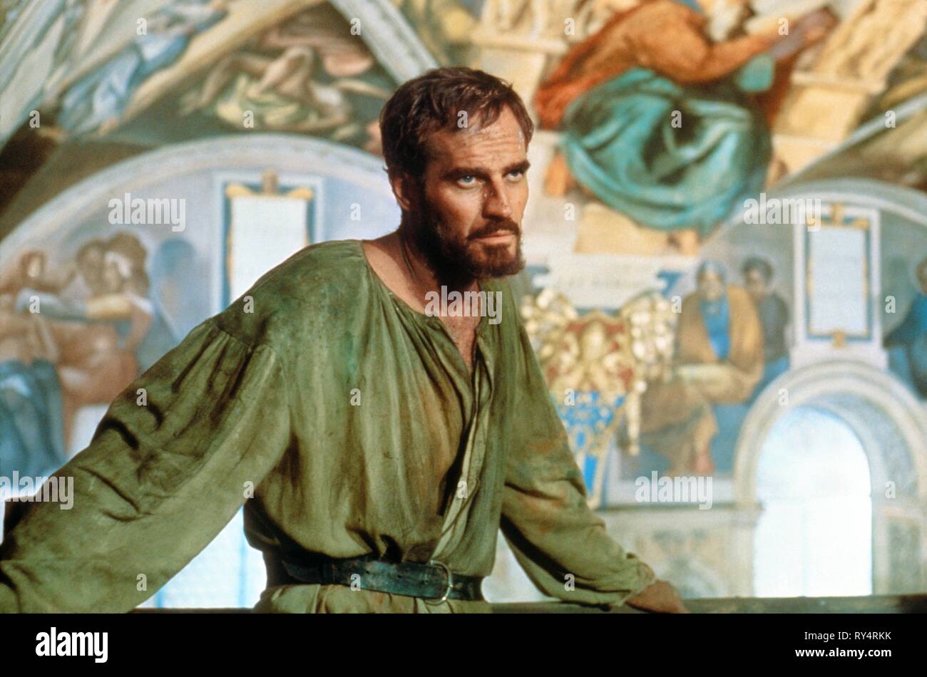 CHARLTON HESTON, THE AGONY AND THE ECSTASY, 1965 Stock Photo - Alamy