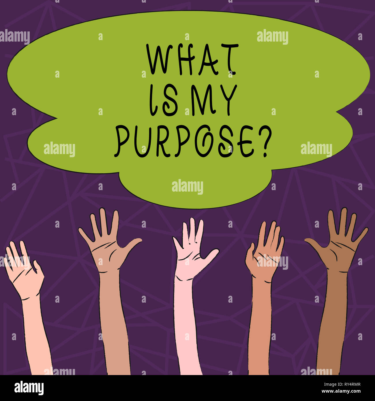 Conceptual hand writing showing What Is My Purposequestion. Concept ...