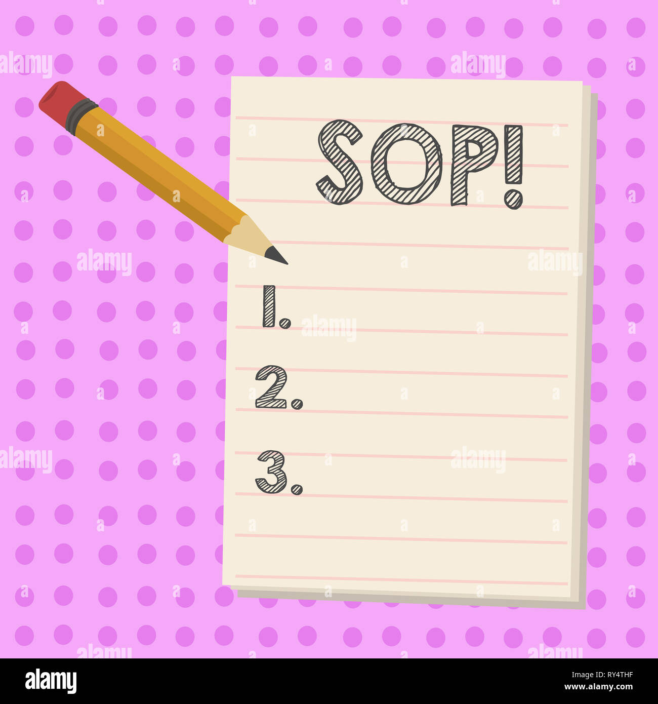 Writing note showing Sop. Business concept for Standard Operating ...