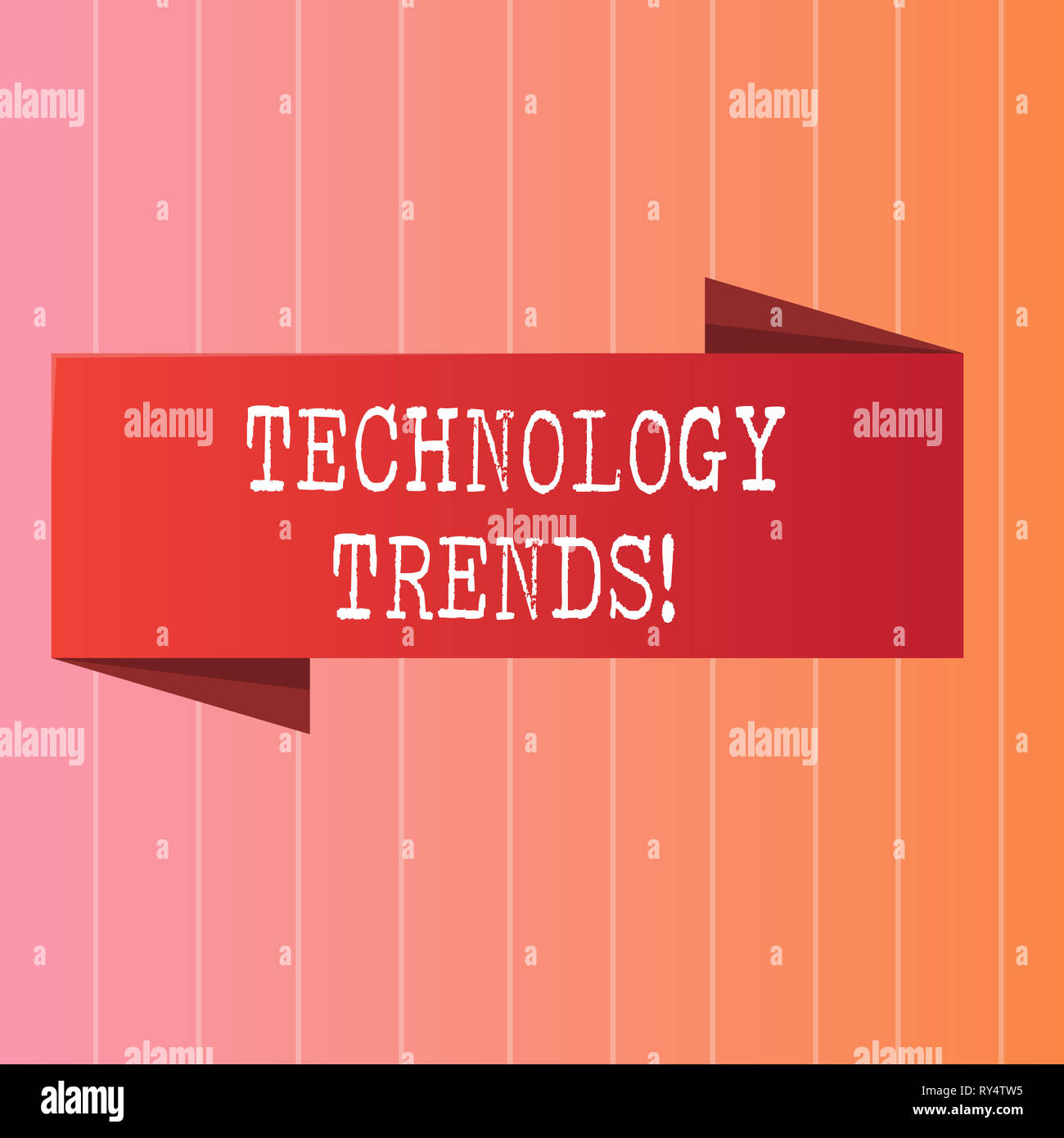 Writing note showing Technology Trends. Business concept for Trending ...