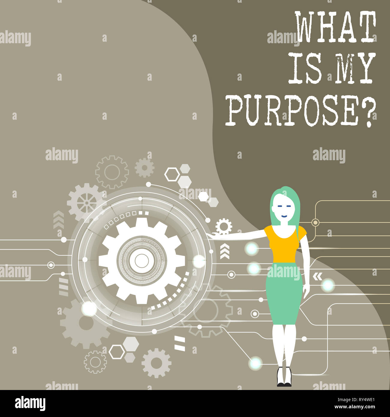 Conceptual hand writing showing What Is My Purposequestion. Concept ...