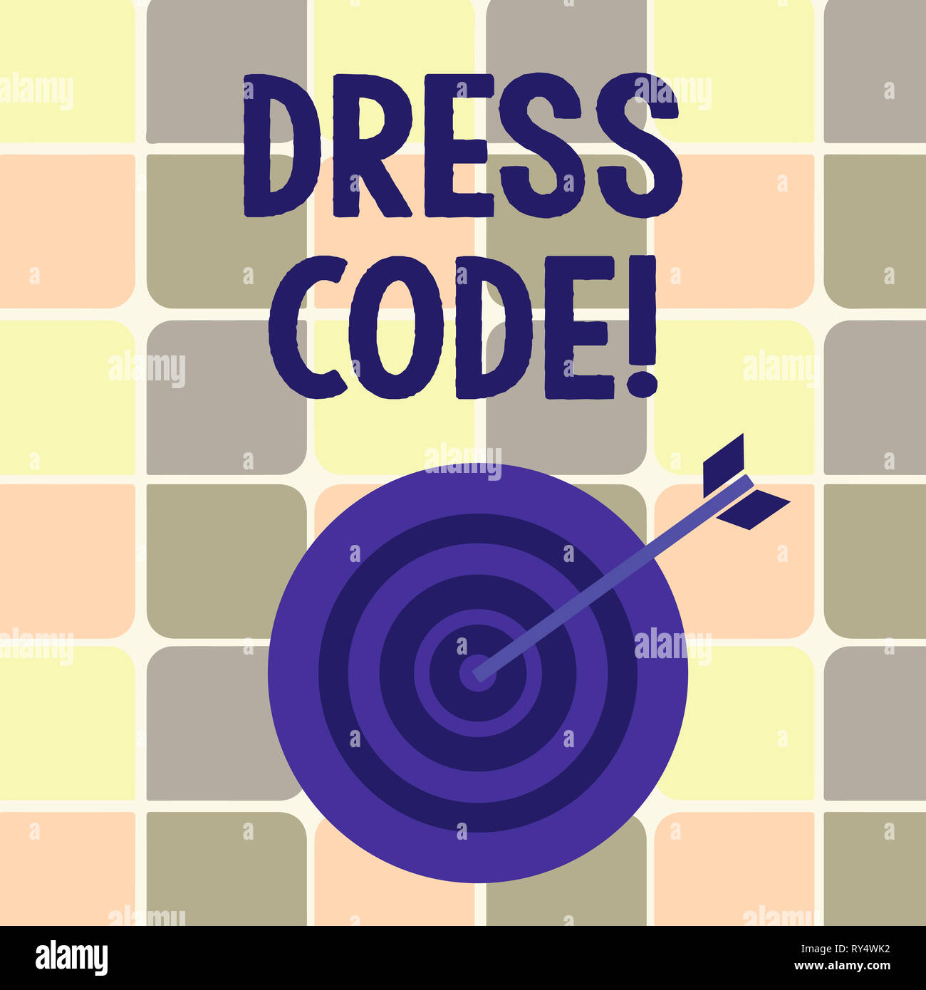 Text sign showing Dress Code. Business photo showcasing Rules of what ...