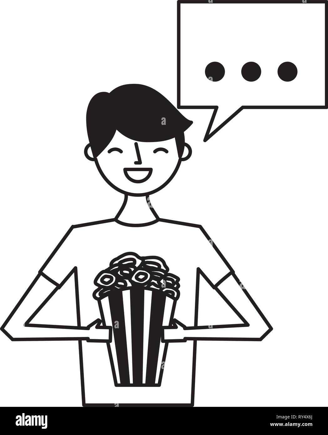 Corn guy Stock Vector Images - Alamy