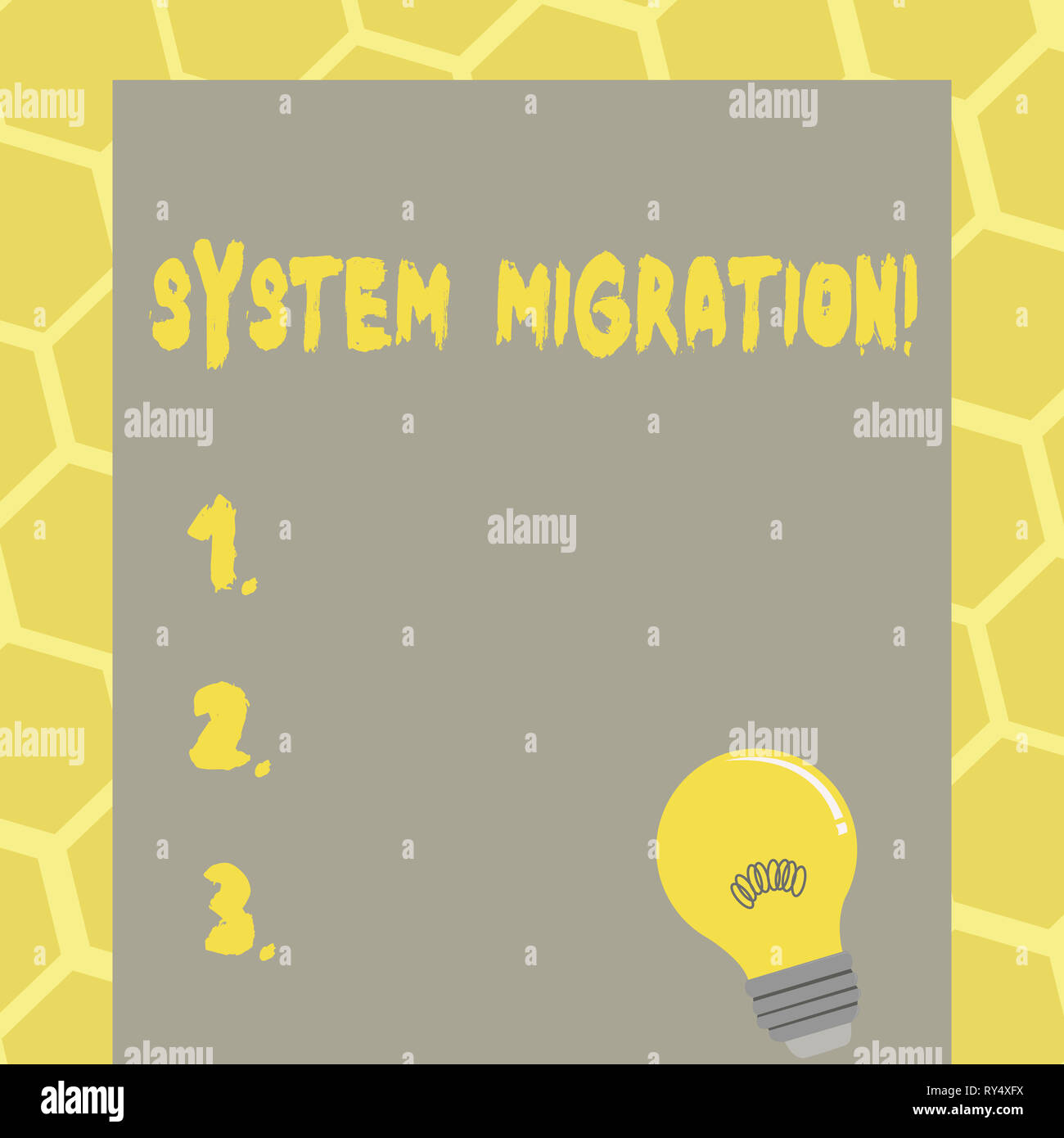 Text sign showing System Migration. Business photo text Moving programs ...
