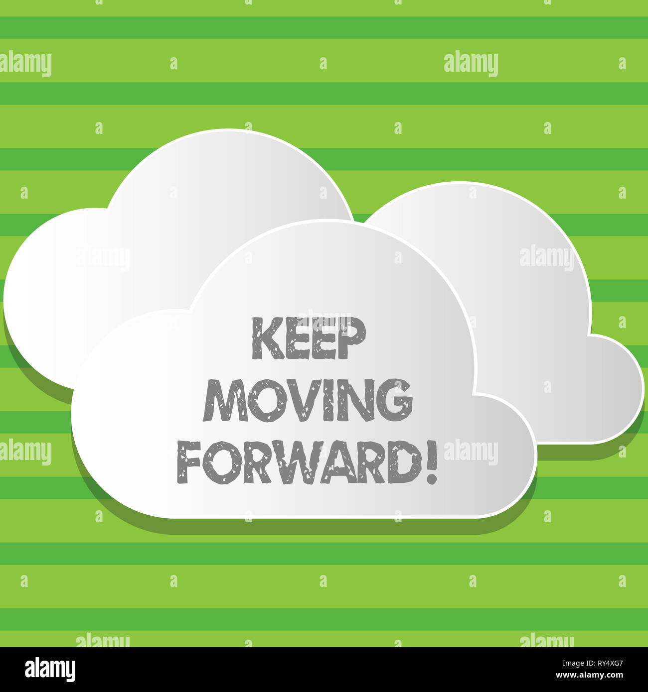Writing note showing Keep Moving Forward. Business concept for ...
