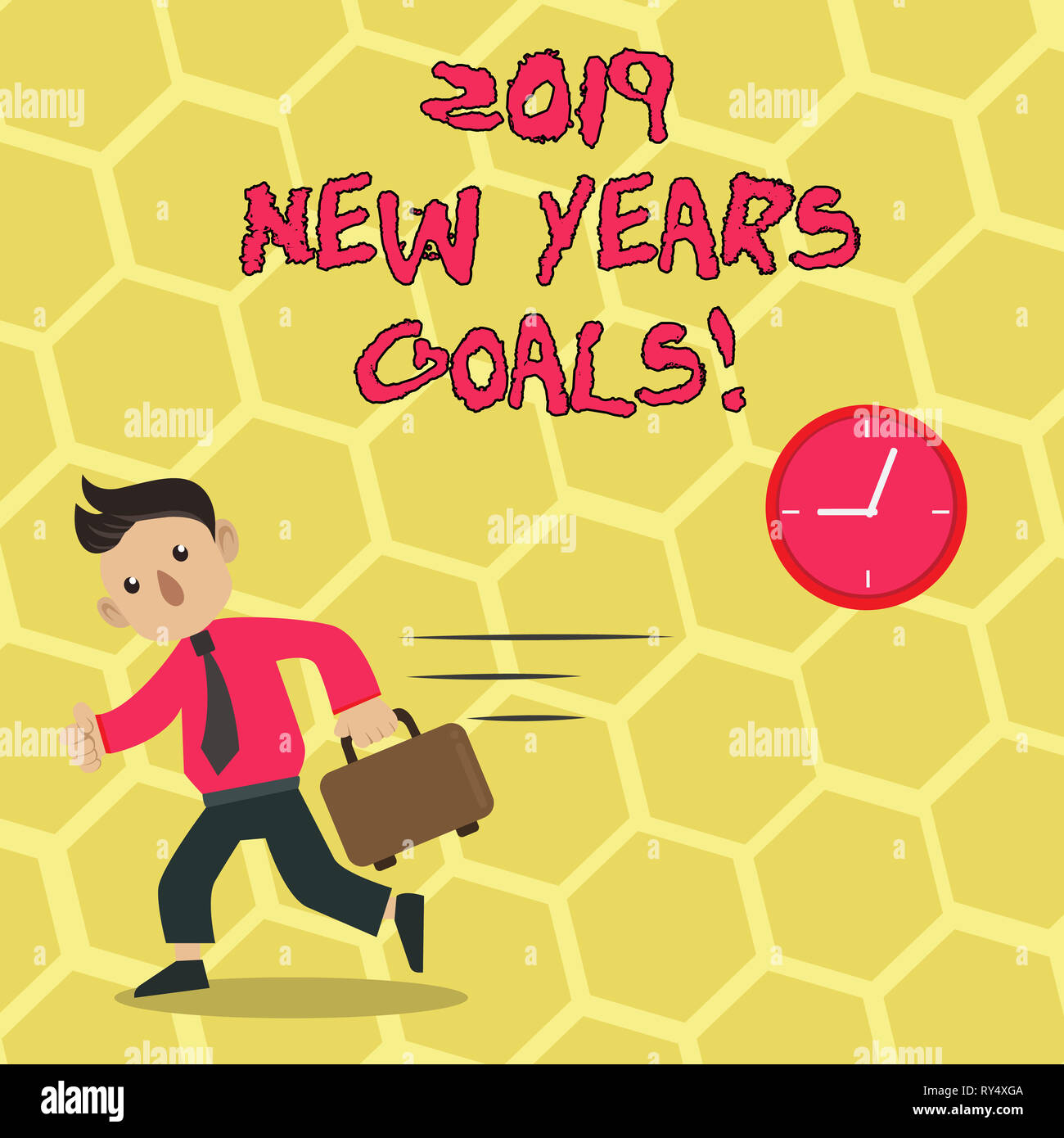 Text sign showing 2019 New Years Goals. Business photo showcasing ...