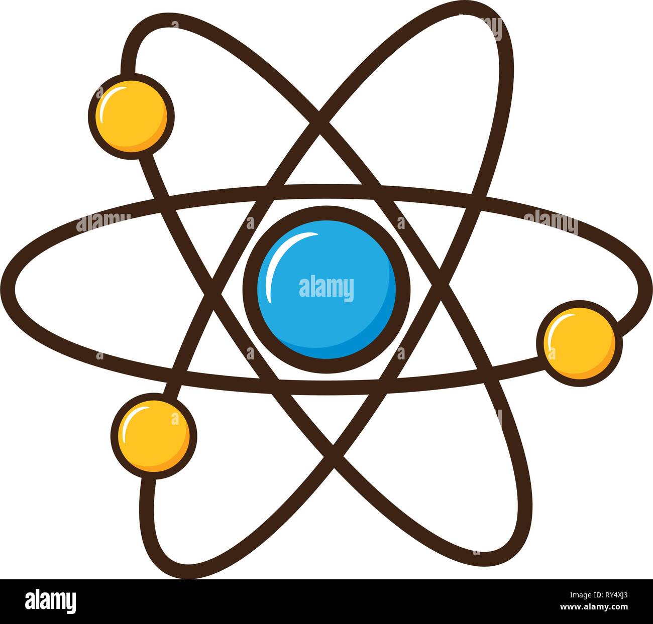atom molecule science Stock Vector Image & Art - Alamy