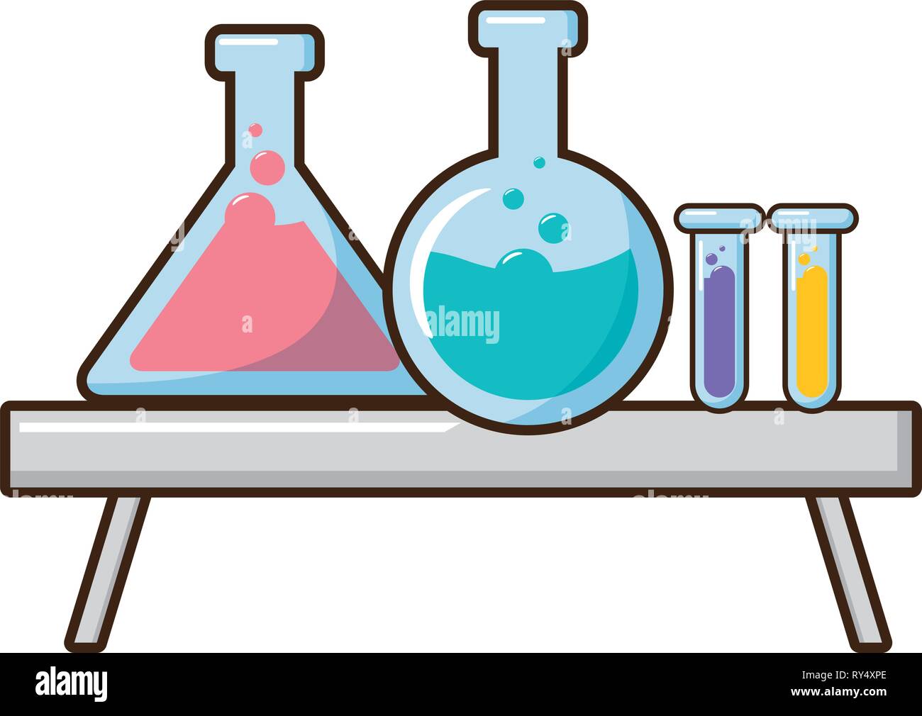 Science Lab Table Clip Art