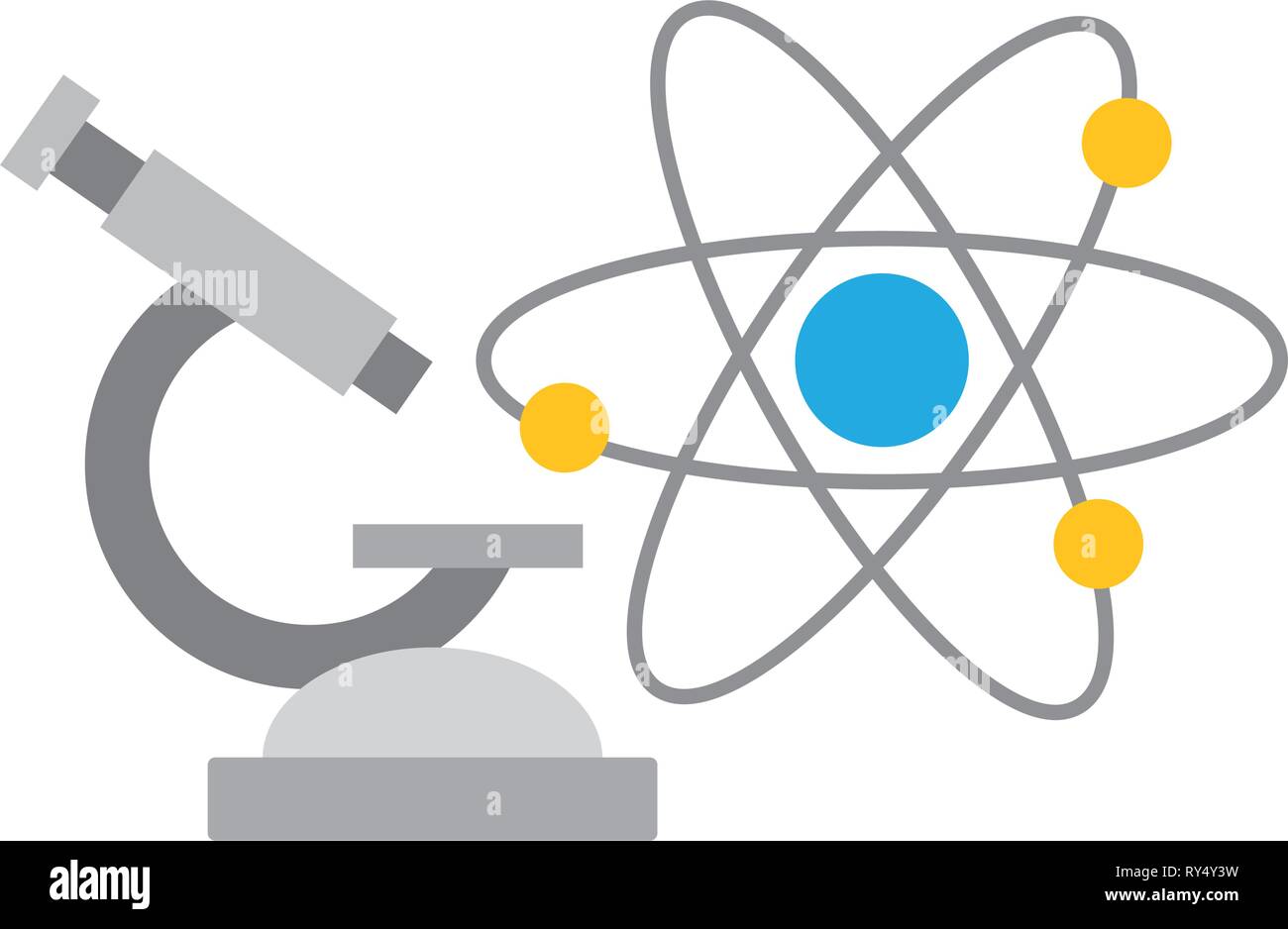 science chemistry microscope molecule Stock Vector Image & Art - Alamy