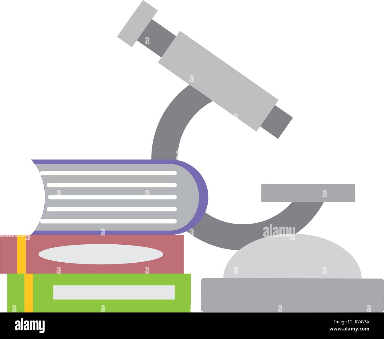 microscope books laboratory science Stock Vector Image & Art - Alamy