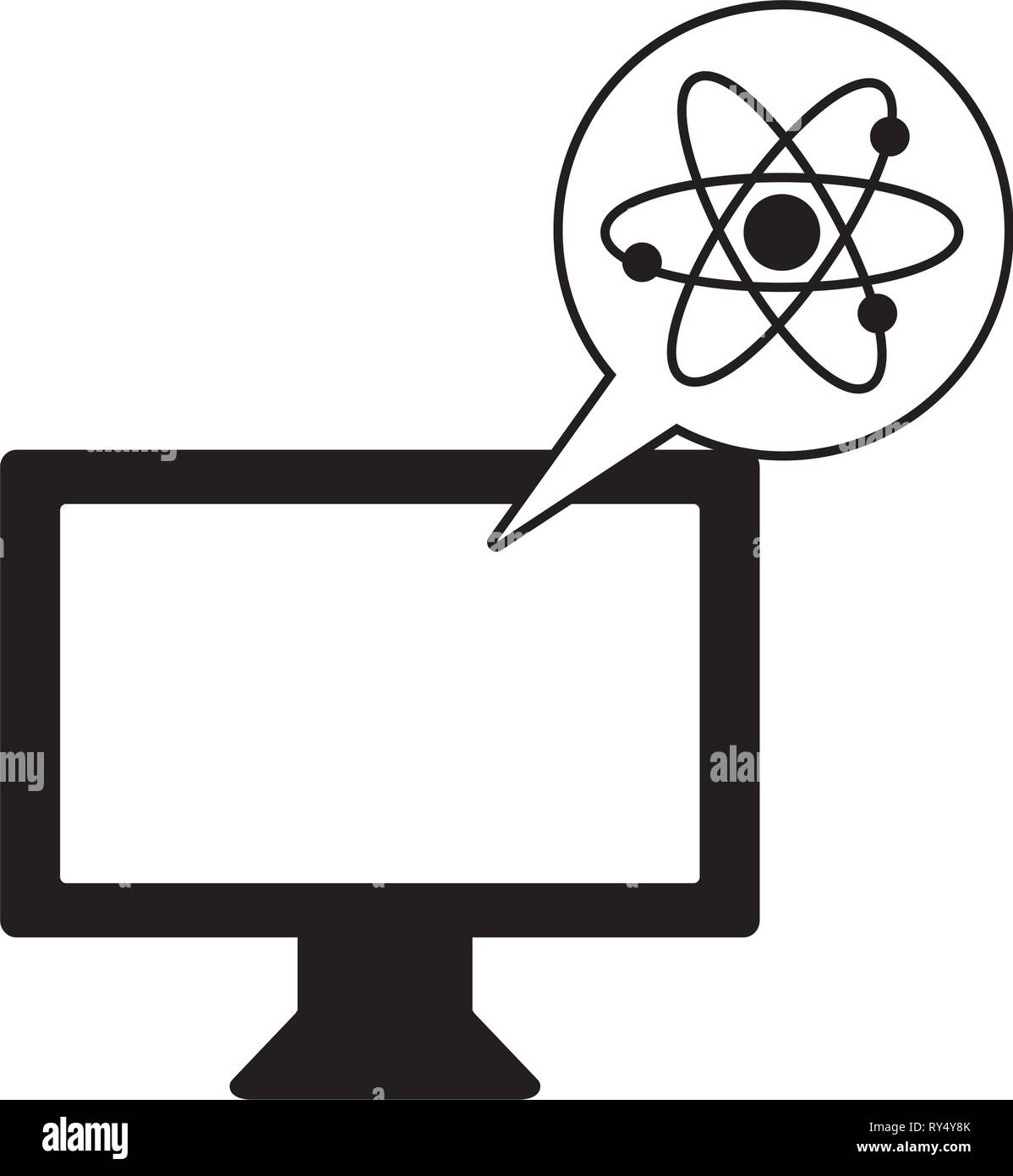 Computer atom laboratory science hi-res stock photography and images ...