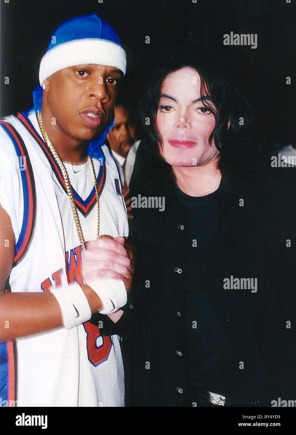 Jay-Z & Michael Jackson attend Hot 97's Summer Jam concert in at Nassau ...