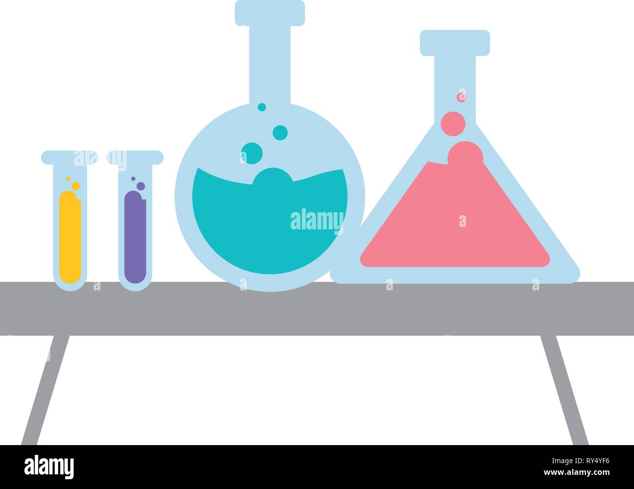 tes tubes laboratory science Stock Vector Image & Art - Alamy