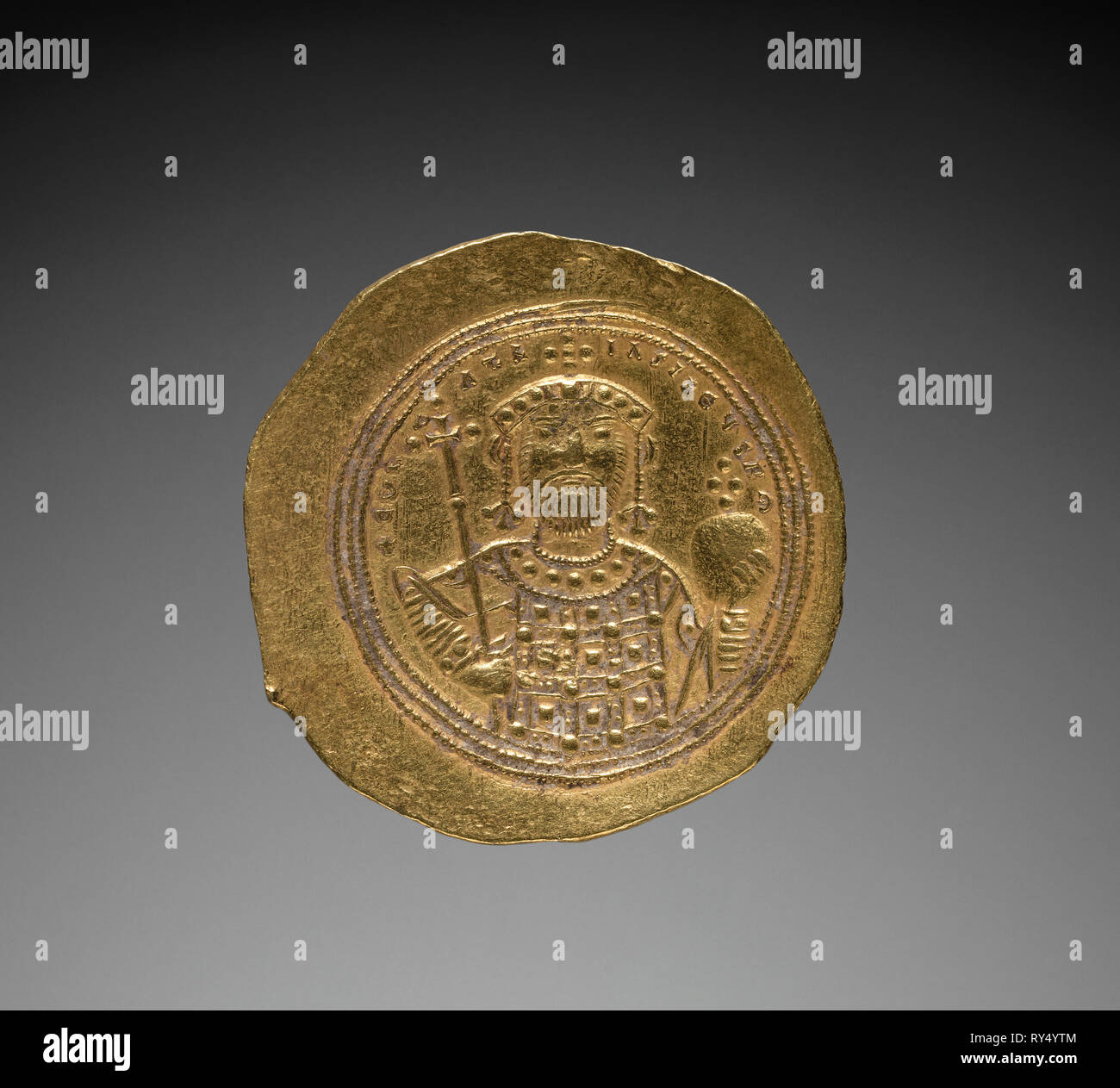 Nomisma with Constantine IX Monomachus (reverse), 1042-1055. Byzantium ...