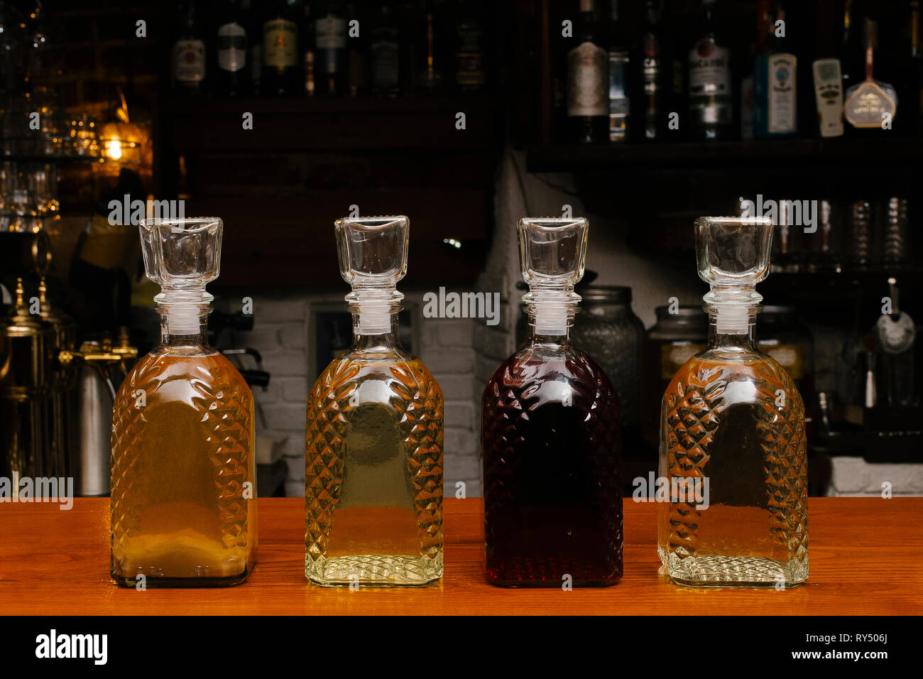 Bottles of liqueurs hi-res stock photography and images - Alamy