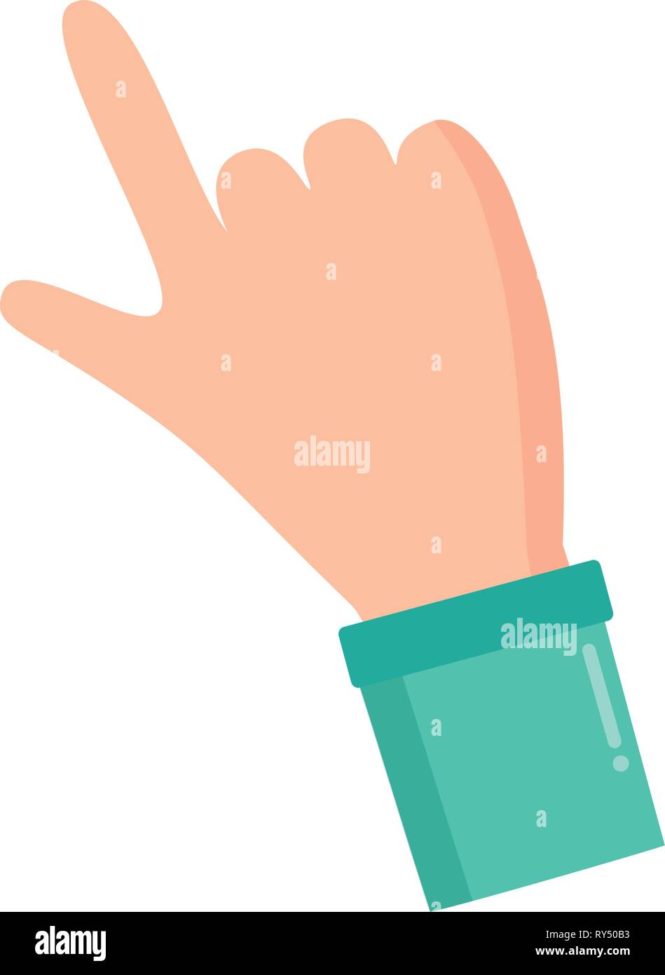 index finger hand Stock Vector Image & Art - Alamy