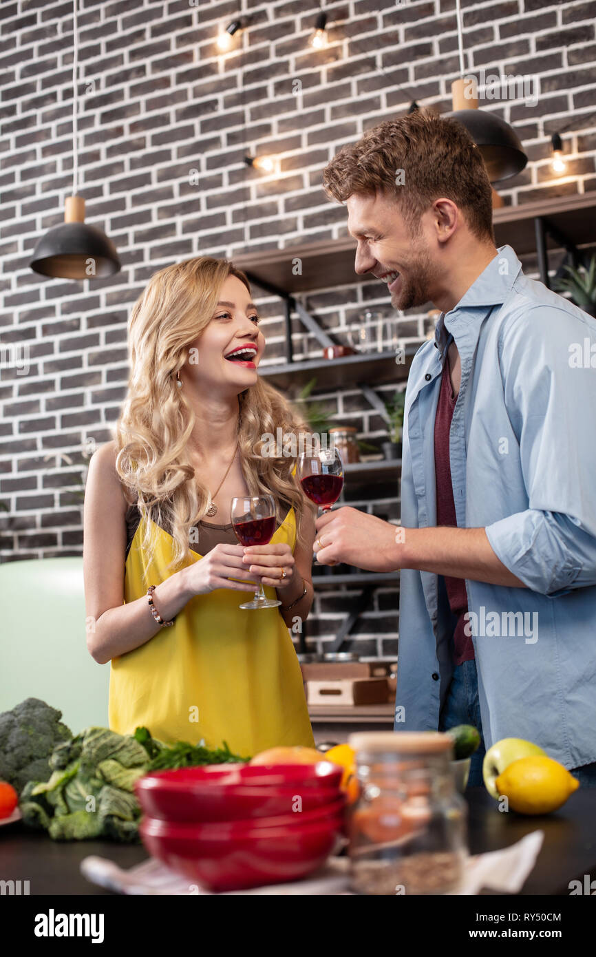 Two woman having dinner hi-res stock photography and images - Alamy