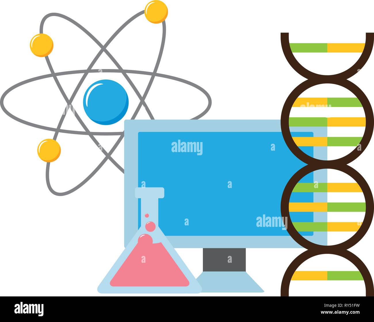 laboratory molecule science Stock Vector Image & Art - Alamy
