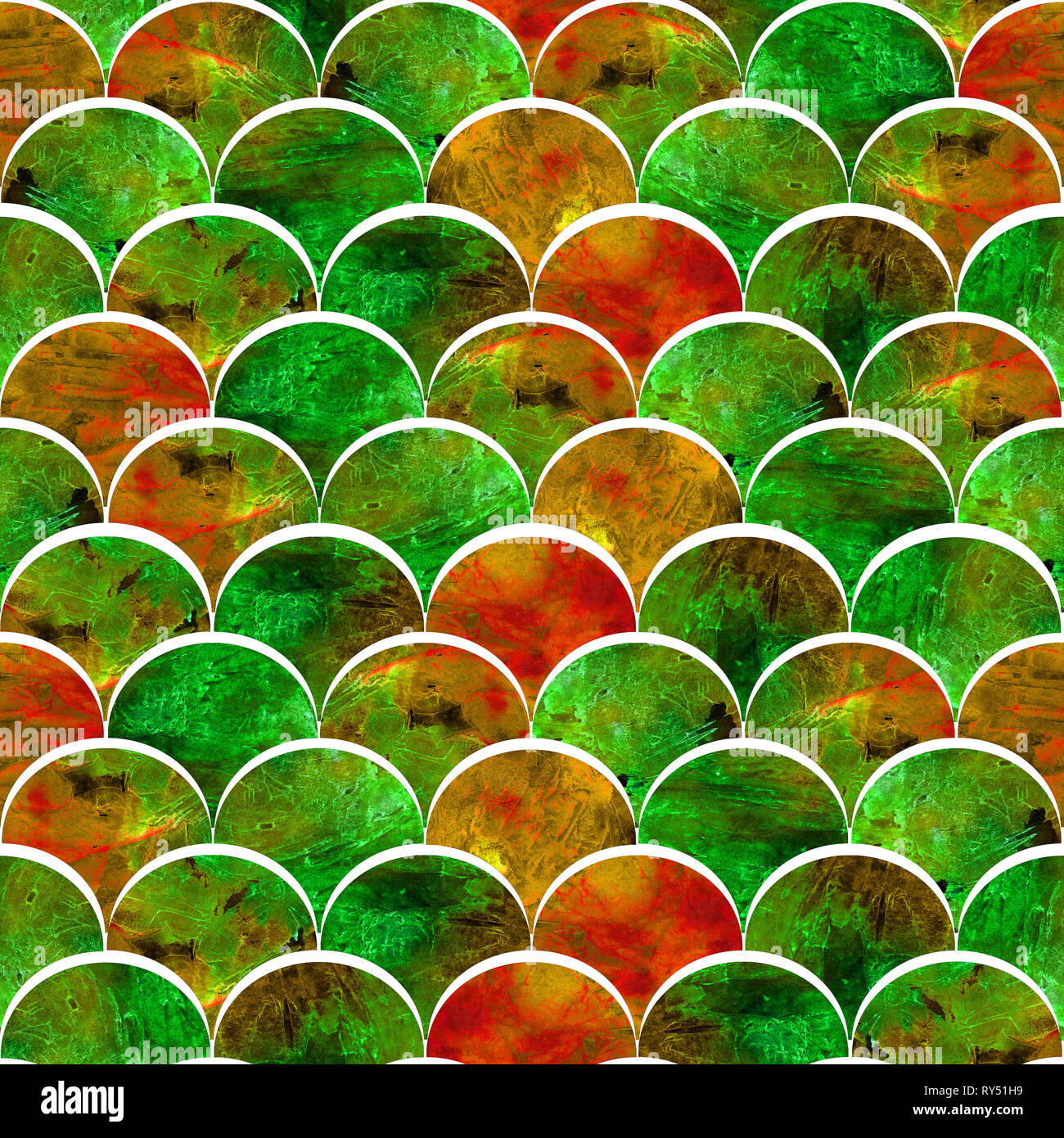 Bright scales shapes abstract grunge colorful splashes texture ...