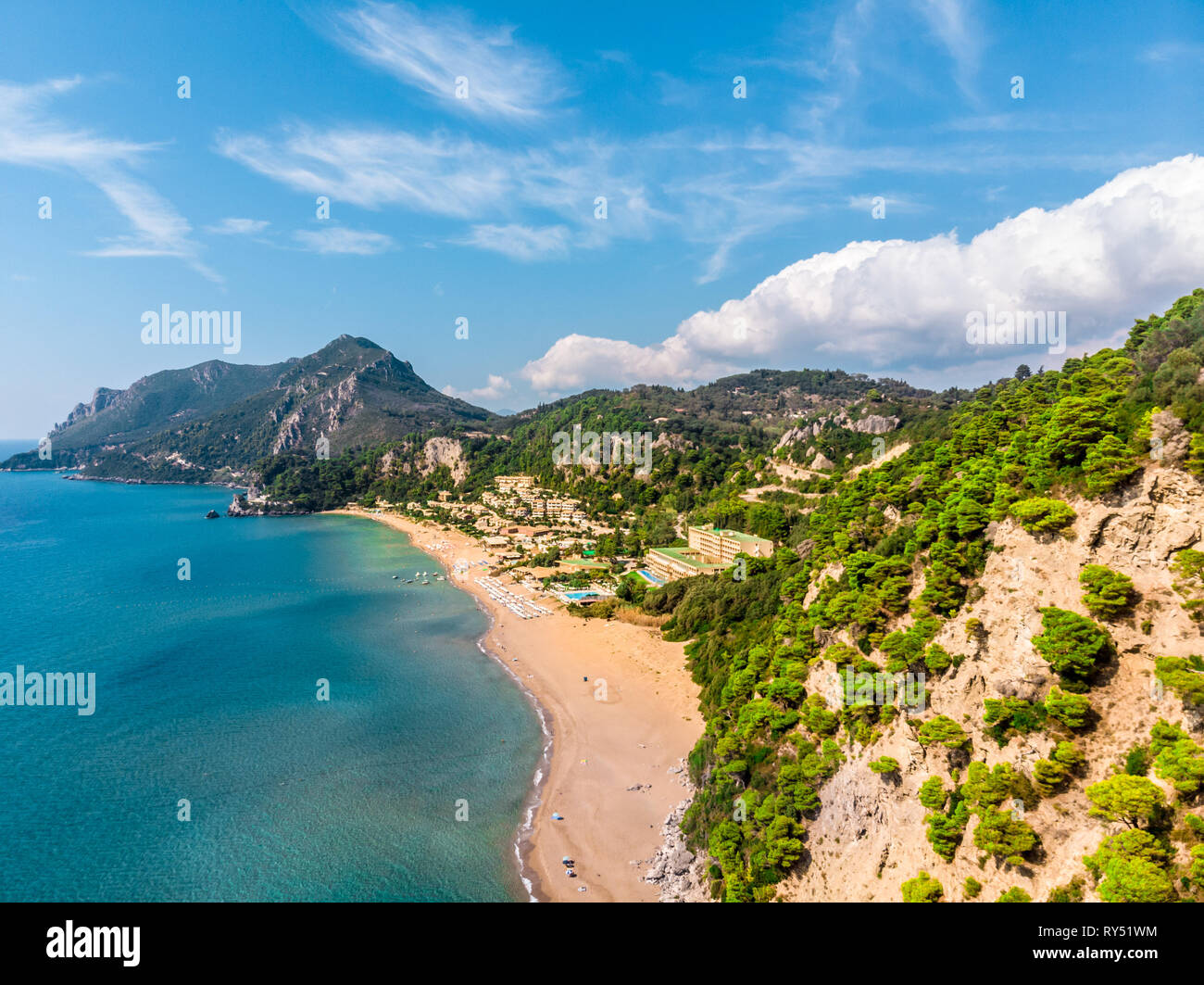Aerial mediterranean beaches hi-res stock photography and images - Alamy