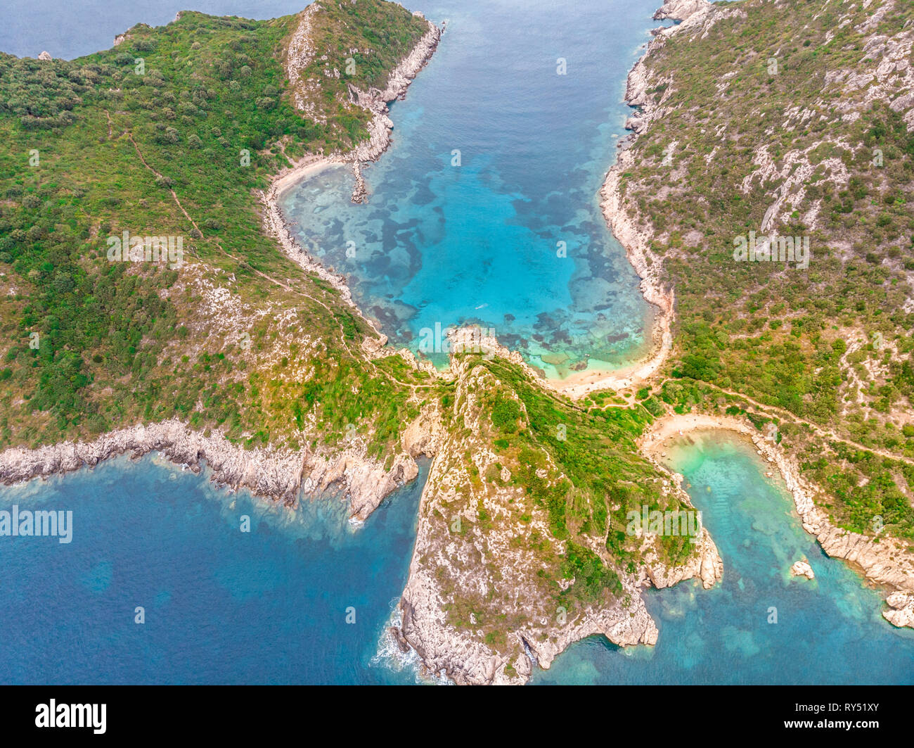 Double beach hi-res stock photography and images - Alamy