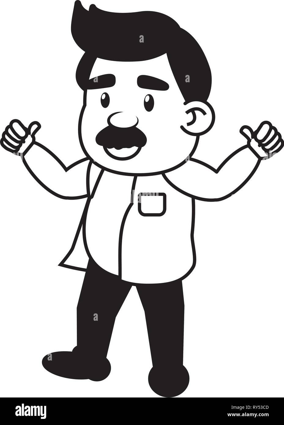 Uncle Clipart Black And White