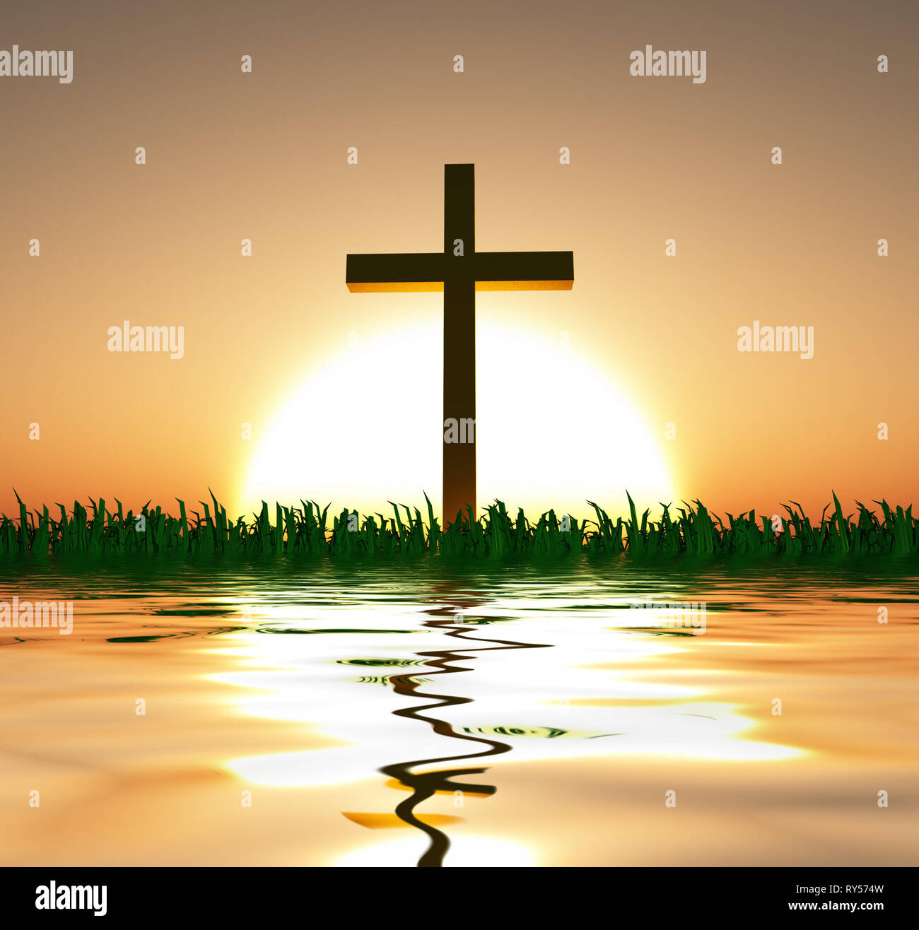 Jesus Cross Sunset High Resolution Stock Photography and Images - Alamy