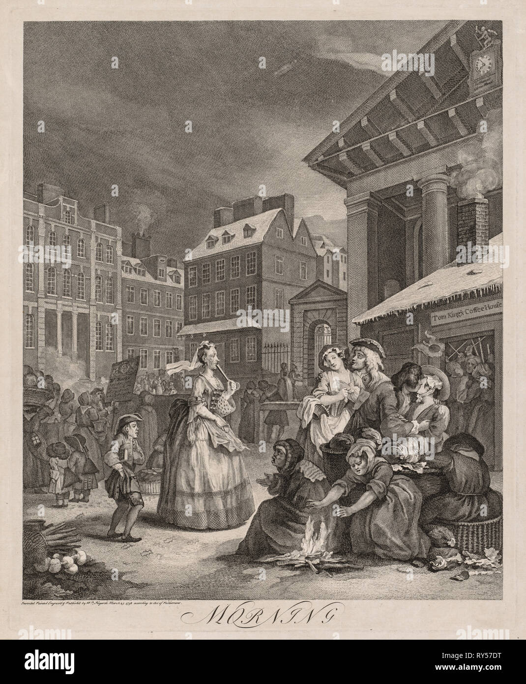 Four times of the day hogarth hi-res stock photography and images - Alamy