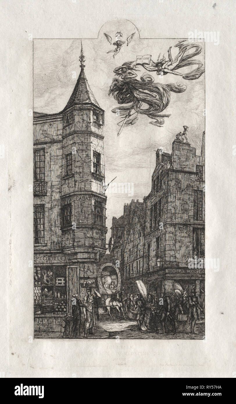 Charles french 1821 1868 tourelle hi-res stock photography and images ...