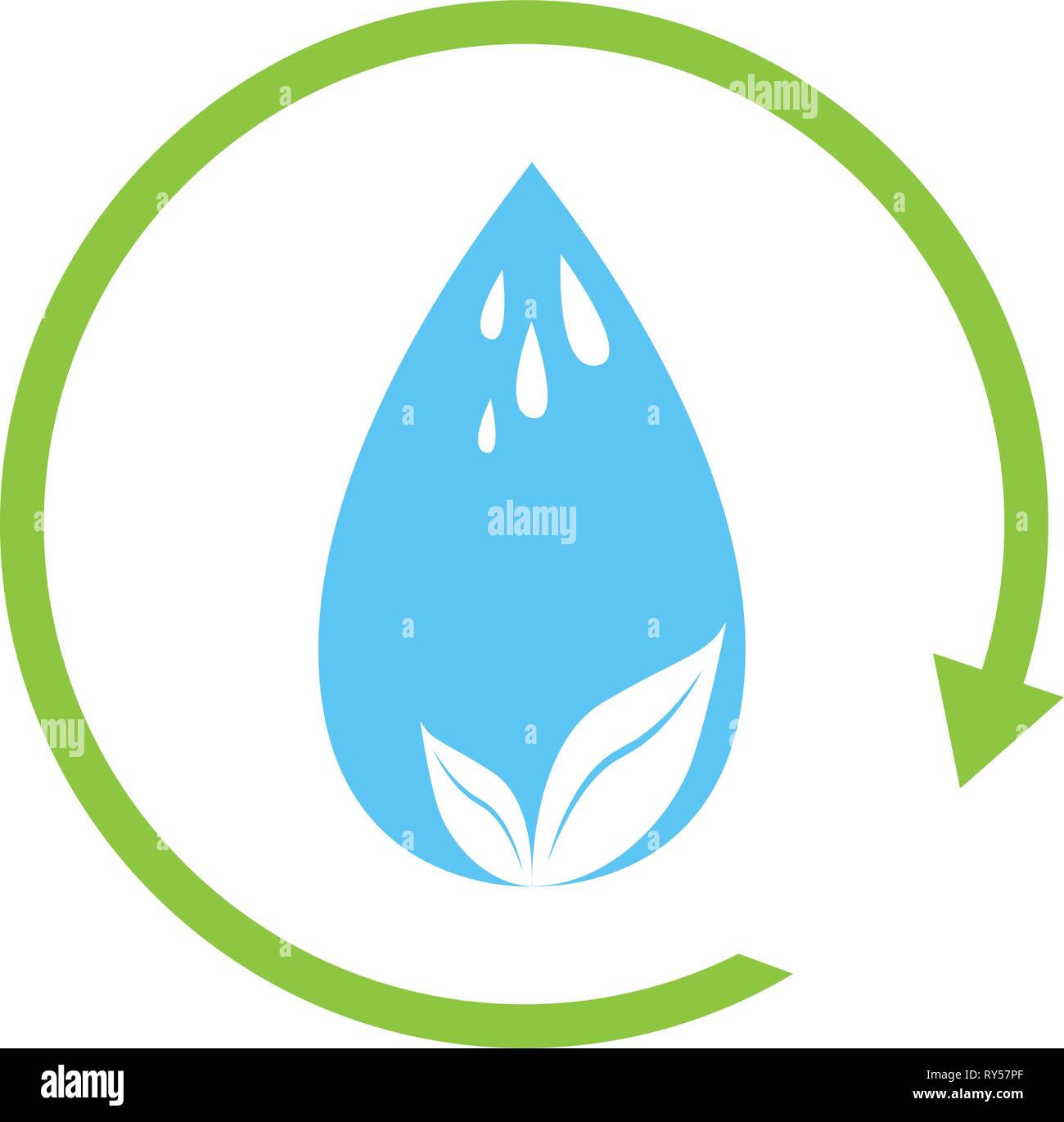 Water arrow Stock Vector Images - Alamy