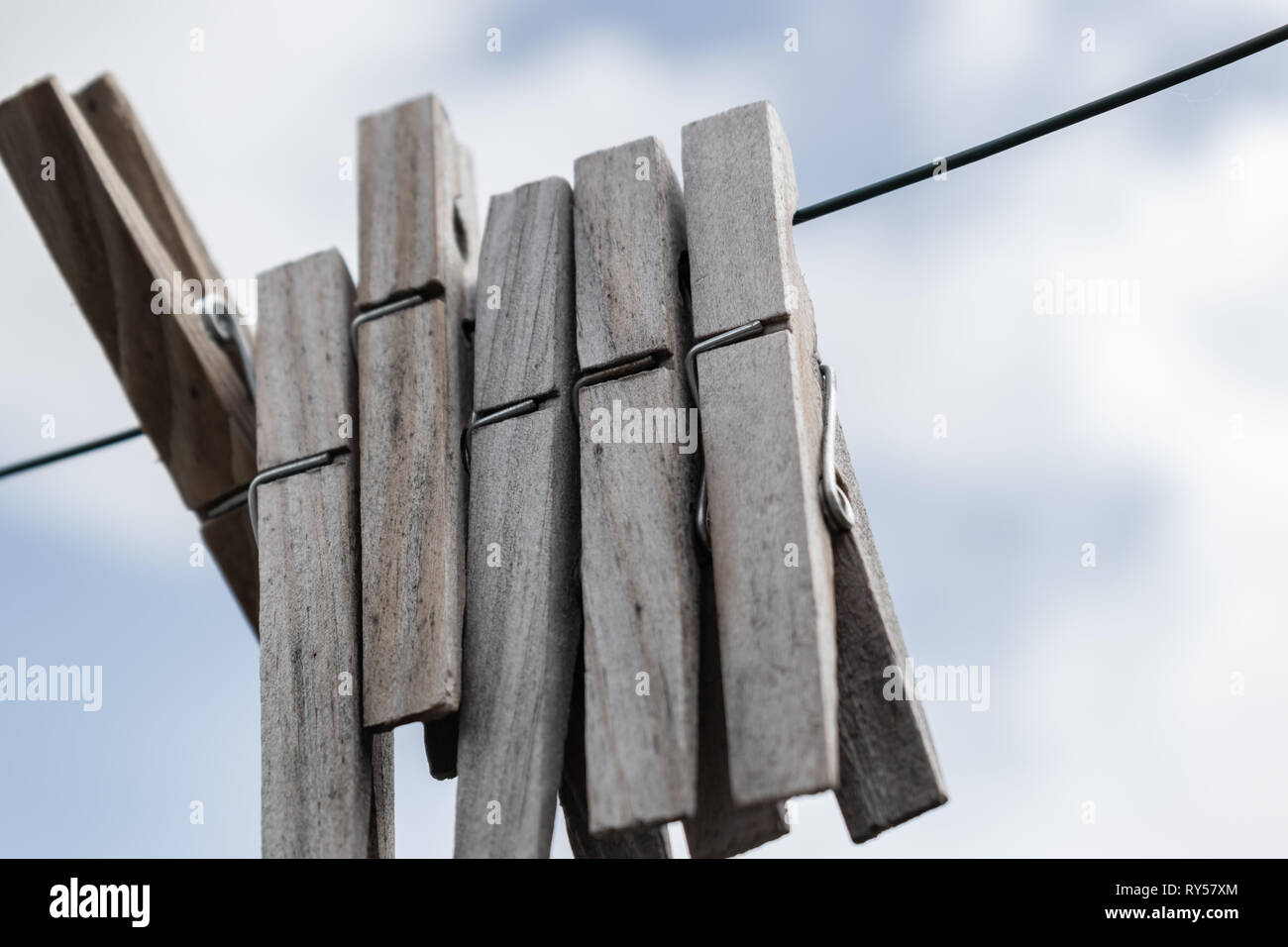 Wooden clips hi-res stock photography and images - Alamy