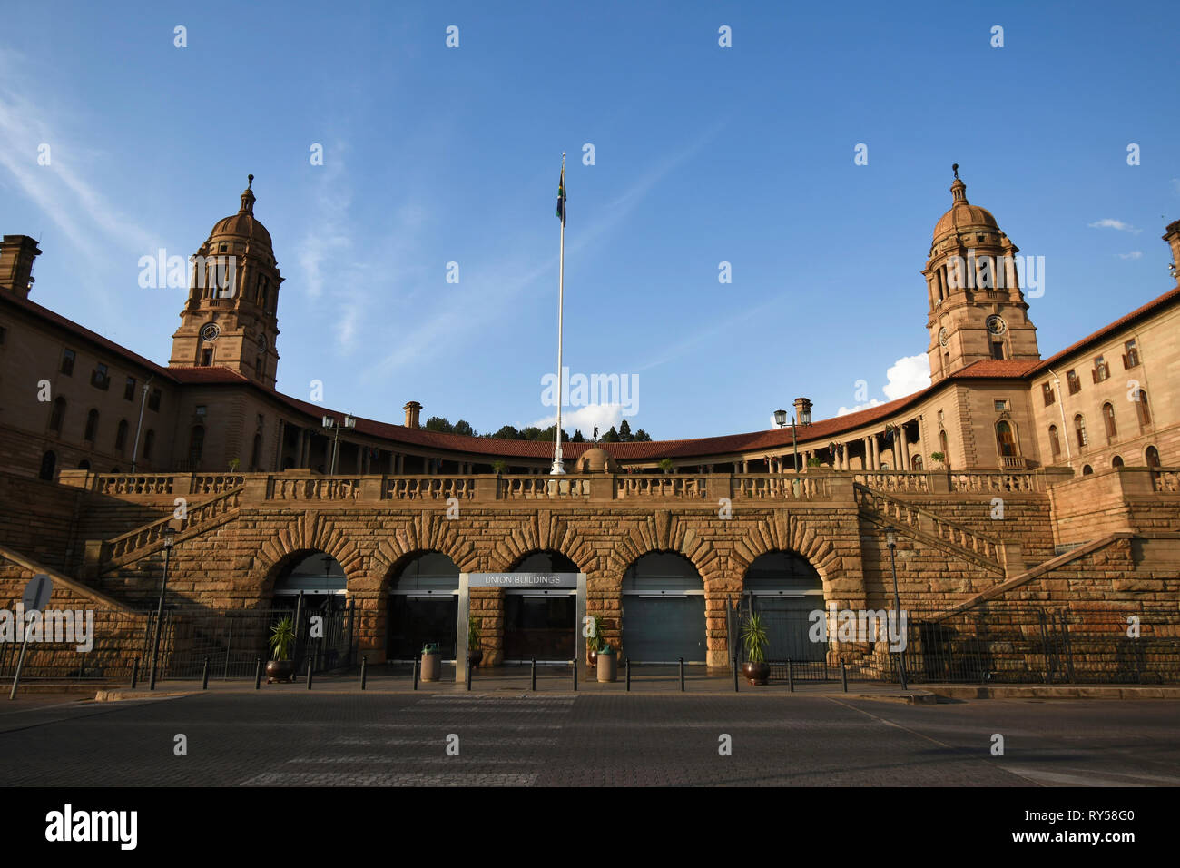 The Union Buildings Of South Africa Main Entrance Stock Photo - Alamy