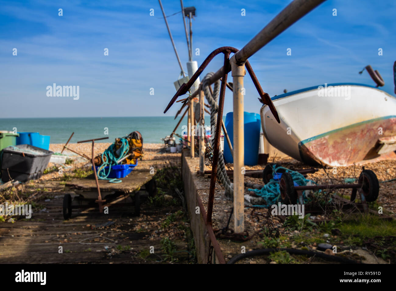 Working beach in deal hi-res stock photography and images - Alamy